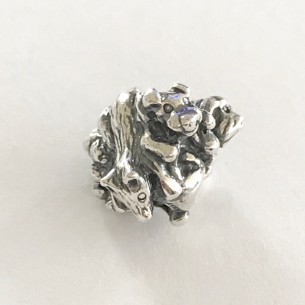 Authentic Trollbeads Family Of Puppies Bead New - Gem